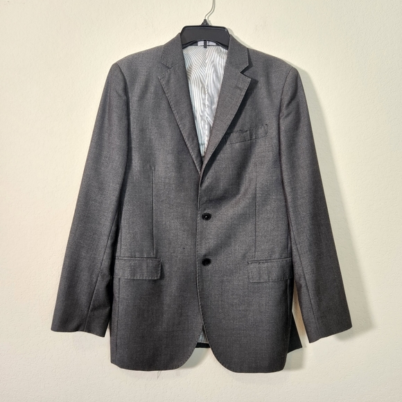 jf j.ferrar | Suits & Blazers | Mens J Ferrar Slim Fit Blazer Gray Suit ...